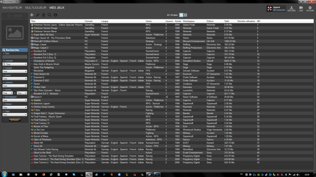 RomStation : un émulateur PC qui mérite le détour ! - Infos du Net
